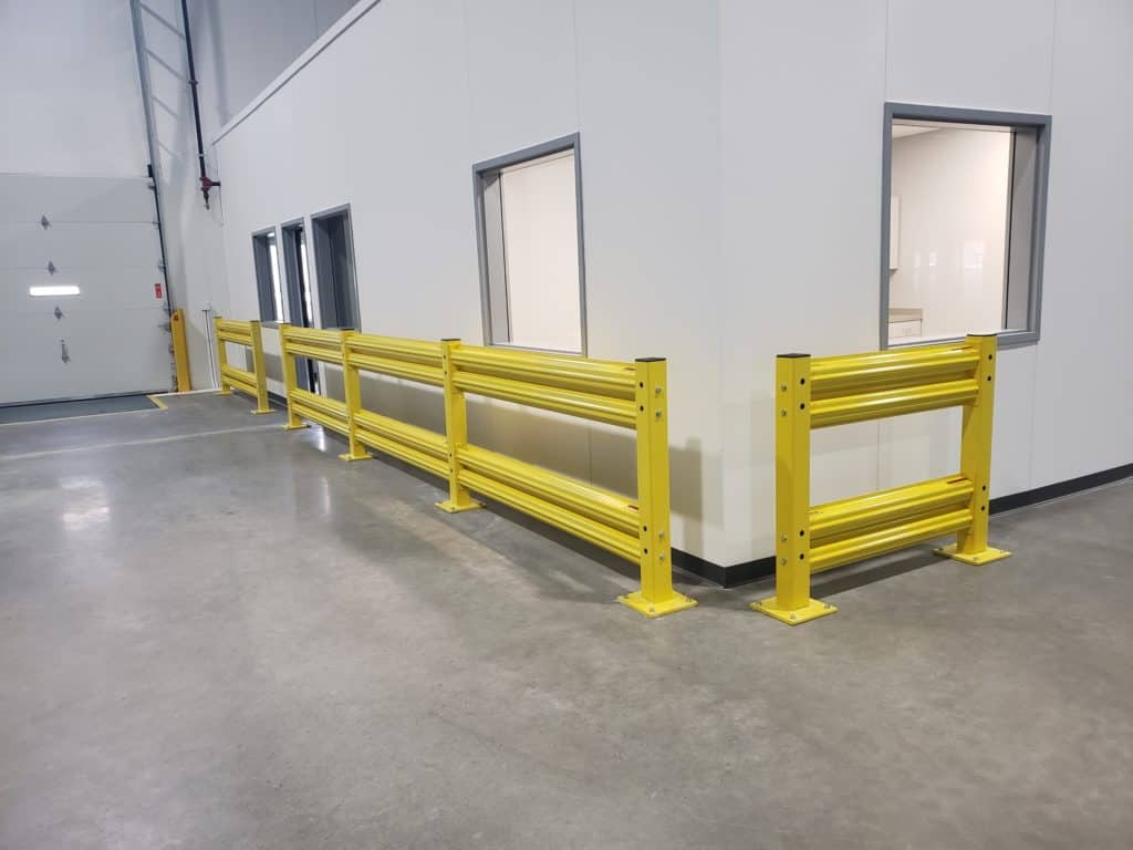 Warehouse Guardrails - Driven Fence