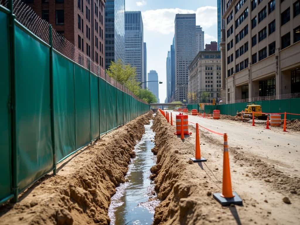 Silt Fences for Sediment Control and Water Drainage